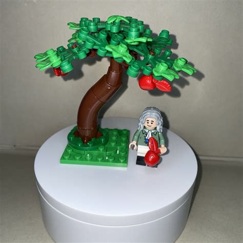 Lego Ideas Evolution Of Stem Apple Tree And Sir Isaac Newton Minifigure