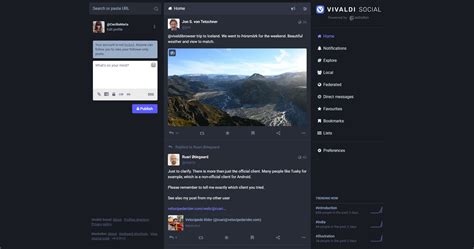 Vivaldi Social Settings Vivaldi Browser Help