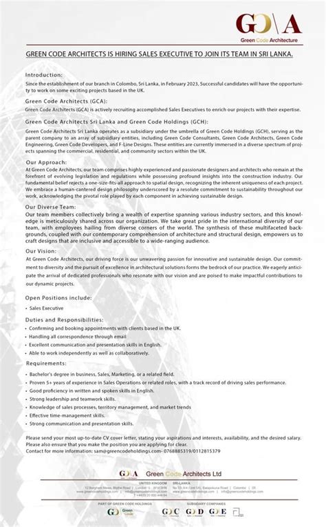 Nadeeshan Vijayanga On Linkedin Green Code Architects Hiring