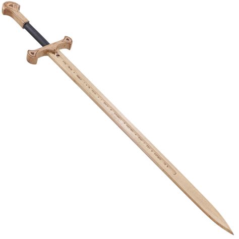 Engraved Wooden Medieval Practice Sword