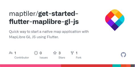 Github Maptilerget Started Flutter Maplibre Gl Js Quick Way To Start A Native Map