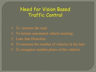 Vision Based Traffic Surveillance System PPT