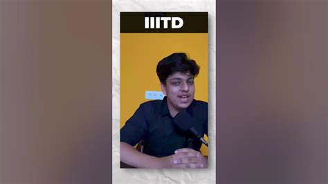 Iiitd Review In One Minute Collegereview Motivation Trending Iitjee Iiitd Jac Youtube