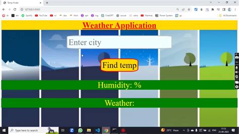 amogh gade on linkedin django internship task 1 weather application