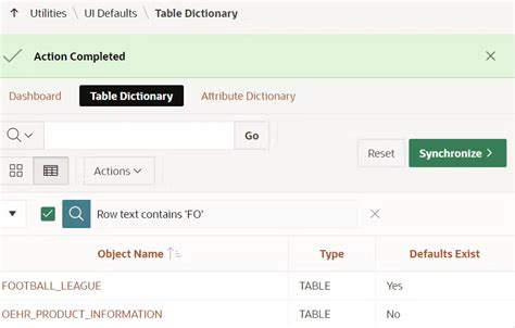 Apex User Interface Defaults A Deep Dive Into Table Dictionary And