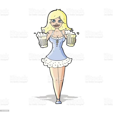 Cartoon Beer Festival Girl Stock Illustration Download Image Now