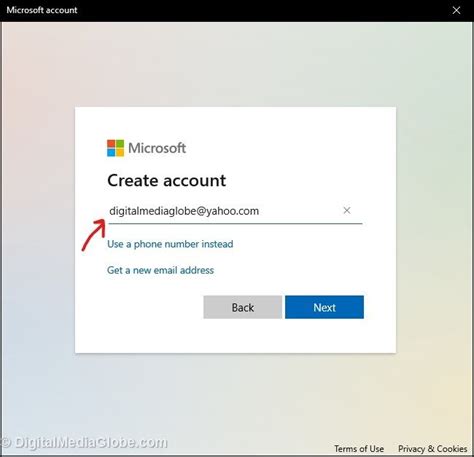 How To Create Microsoft Account With Gmail Yahoo Windows