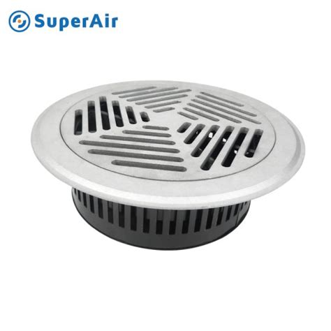Circular Swirl Floor Diffuser FDS HVAC Duct Fittings Air Conditioning Installation Supplier