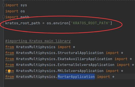Use Case Code Error KeyError KRATOS ROOT PATH KratosMultiphysics Kratos Discussion