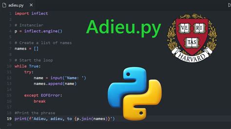 CS Python Solução ADIEU ADIEU YouTube