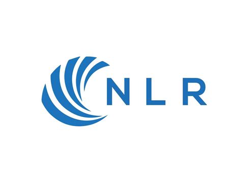Nlr Letter Logo Design On White Background Nlr Creative Circle Letter