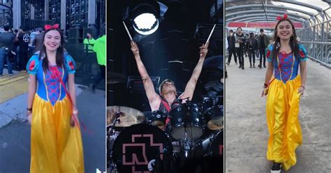 Rammstein En México ¿por Qué Una Fan Fue Disfrazada De Blancanieves Al