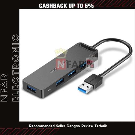 Promo Usb Hub Port Ultra Slim Portable Usb Hub For Laptop Pc Tablet Diskon Di Seller