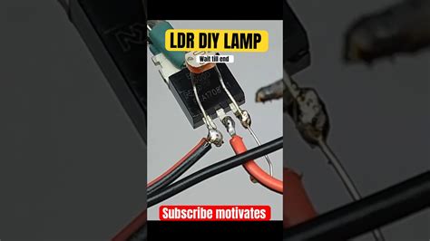 Ldr Lamp Project Diy🥶⚡️🔥😳diyprojects Electronic Transistor Trending Shortsfeed Youtube