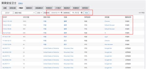 果果安全卫士识别出了恶意访问IP 果果开发