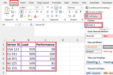9 Easy Ways To Change Border Color In Microsoft Excel How To Excel
