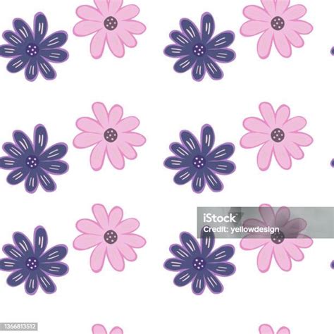 낙서 Ditsy 매끄러운 패턴 손으로 그린 카모마일 프린트 추상 적인 꽃 장식 0명에 대한 스톡 벡터 아트 및 기타 이미지 0명 개화기 고풍스런 Istock