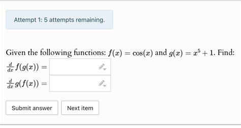 Given the following functions: $f(x) = | StudyX