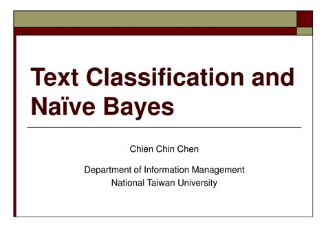 Ppt Text Classification And Naïve Bayes Powerpoint Presentation Free Download Id 9253898