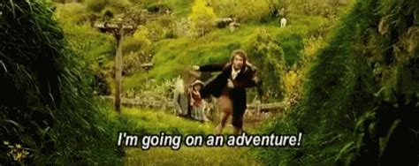 Going On An Adventure Bilbo Baggins GIF – Going On An Adventure Bilbo Baggins The Hobbit ...