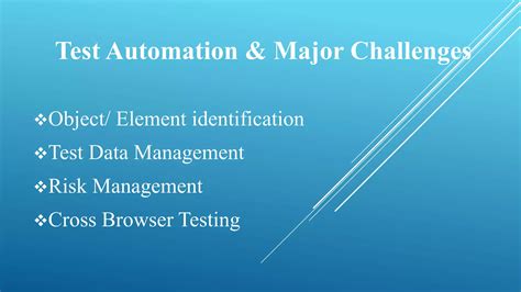 Manual Vs Automation Testing Pptx Computer Software And Applications Computing