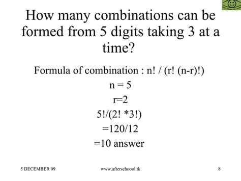 Basics Of Permutation And Combination Ppt