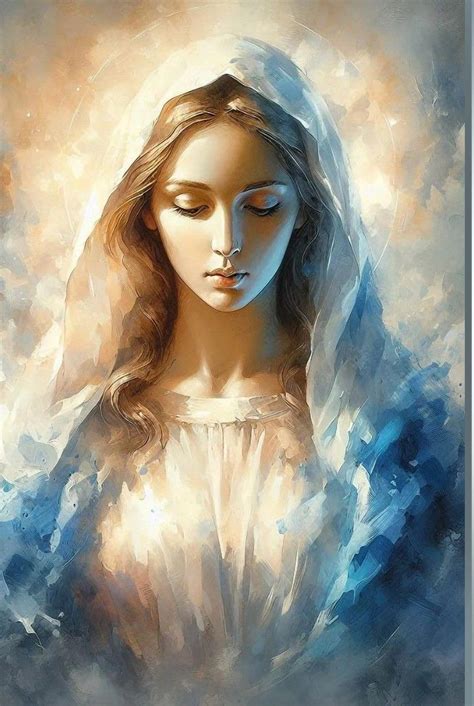 Virgen María Virgin Mary Art Mother Mary Images Catholic Art
