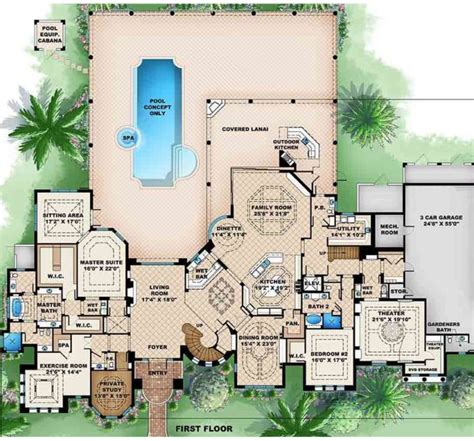 Casa Granada Coastal House Plans From Coastal Home Plans