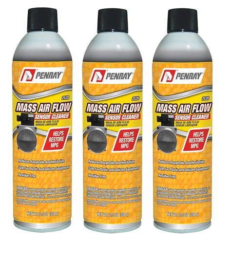 Penray Mass Air Flow Sensor Cleaner 3 Pack Set Industrial And Scientific