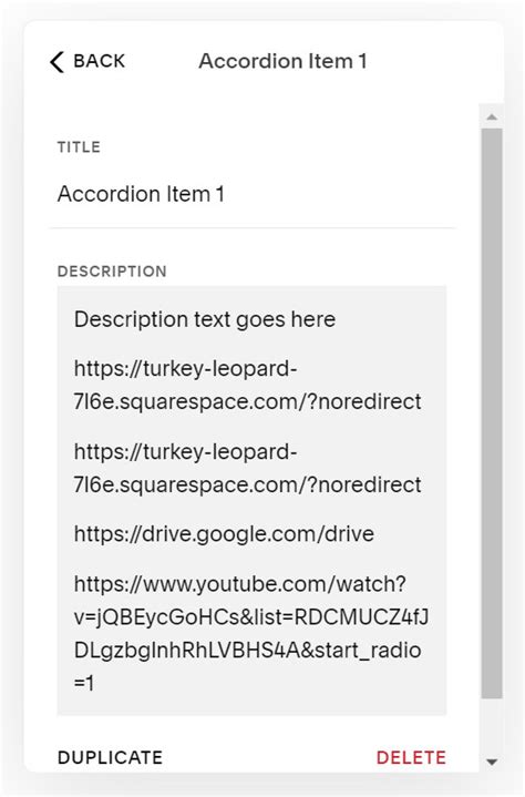 Convert Text Link In Accordion To Clickable Link Summary Block