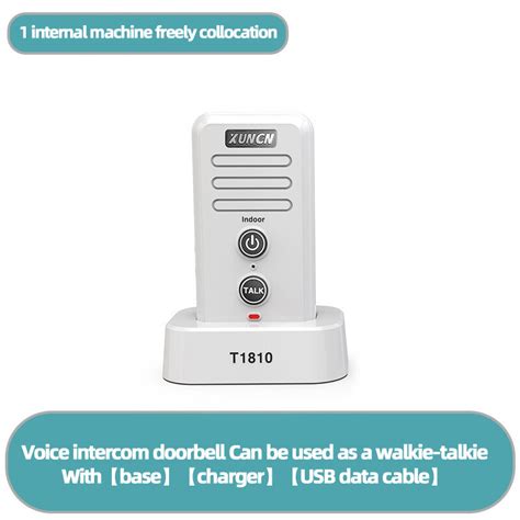 Wireless Doorbells Waterproof Electronic Intercom System Doorbell With 1 2 Mile Range 3 Volume