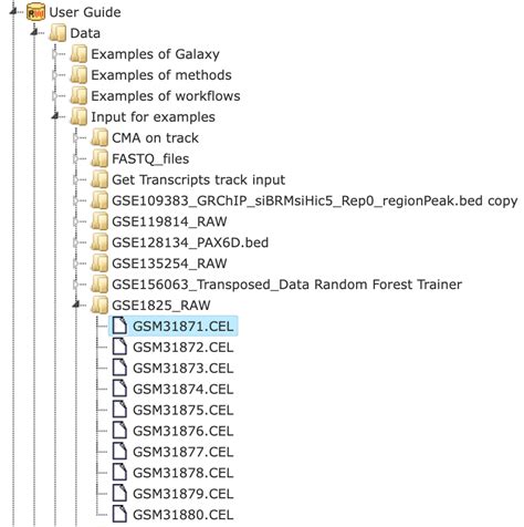 microarrays — genexplain platform documentation