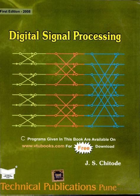 Digital Signal Processing By J S Chitode PDF Free Download My Shared PDF Books