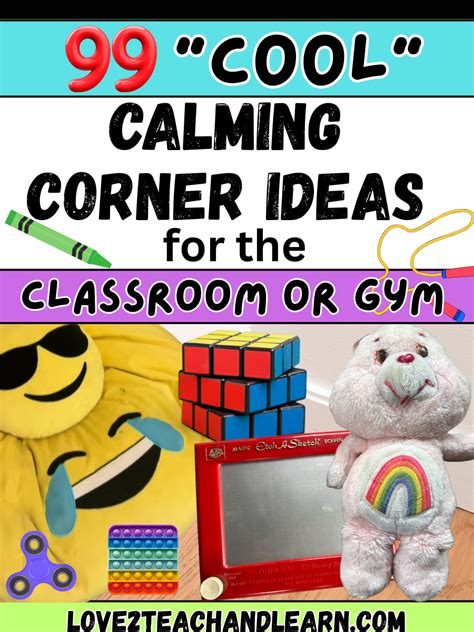 99 Calming Corner Ideas For Your Classroom Or Gym