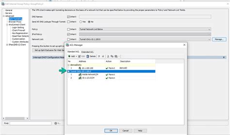 Anyconnect Split Tunneling Local Lan Access Split Tunneling Static