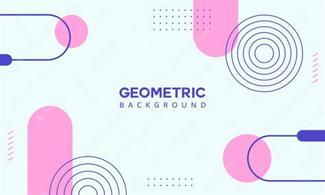 Premium Vector Geometric Abstract Background In Minimal Style