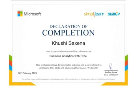 Businessanalytics Excel Datadriven Learning Mba Khushi Saxena