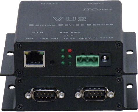 2 Port Serial RS232 422 485 To Ethernet Server Com Driver Industrial Edition VU2