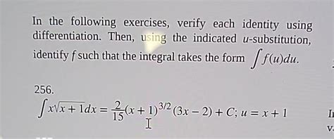Solved In The Following Exercises Verify Each Identity