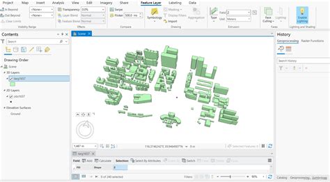 arcgis pro 建筑3d视线可见性：构造视线 计算通视性 arcgis看3d视角 csdn博客