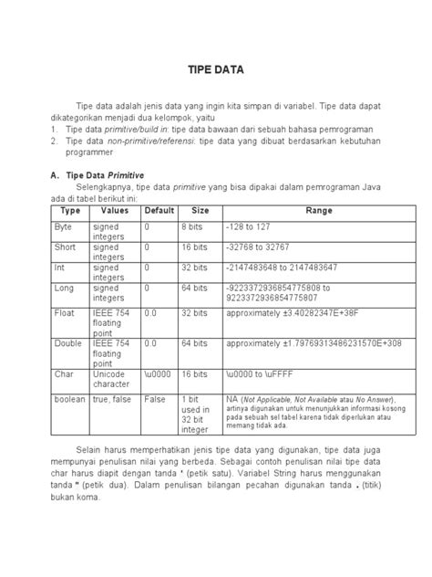 03 Tipe Data Pdf
