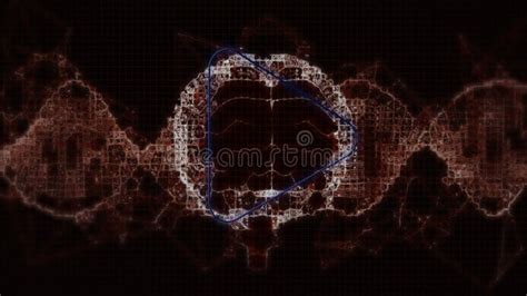 Forming Complex Design Abstract Geometric Shapes And Digital Network