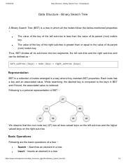 Data Structure Binary Search Tree Tutorialspoint Pdf Data Structure Binary
