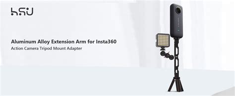 HSU Extension Arm For Insta X X X Tripod Mount Adapter For Insta Action Cameras