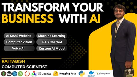 Build Custom Projects And Saas In Ai Machine Leaning And Opencv Using Python By Raimtabish