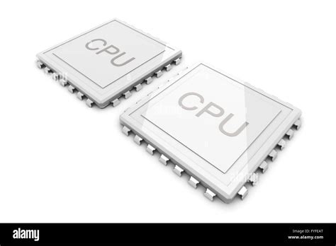 Dual Core Cpu Stock Photo Alamy