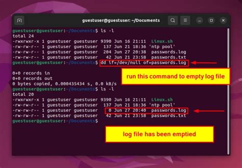 How To Empty Log File Linux 6 Effective Methods
