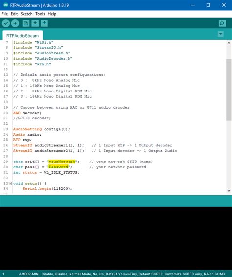 Multimedia Rtp Audio Stream Realtek Iot Wi Fi Mcu Solutions
