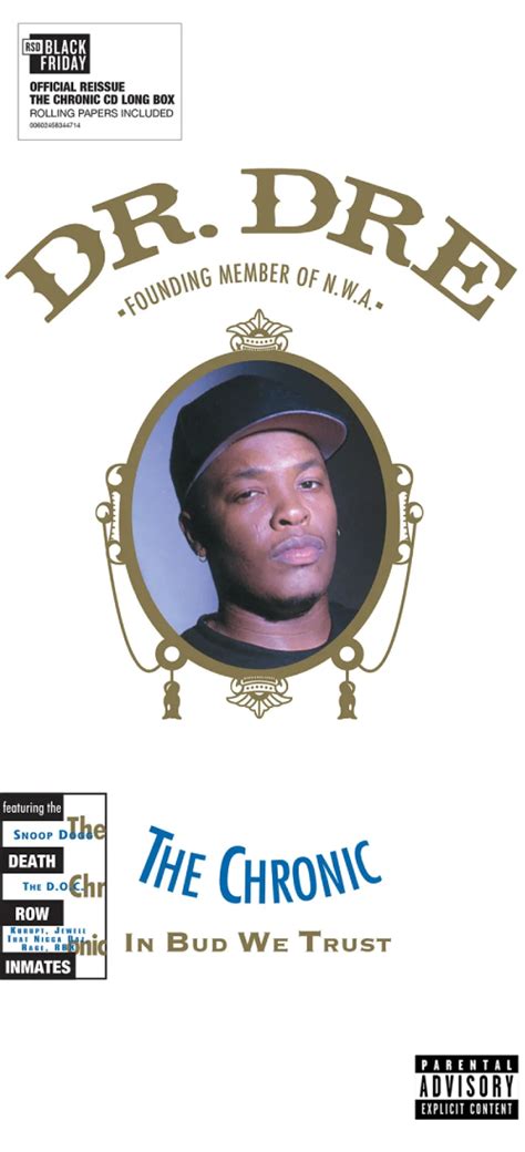 The Chronic Cd 30 Year Anniversary Edition Longbox With Rolling