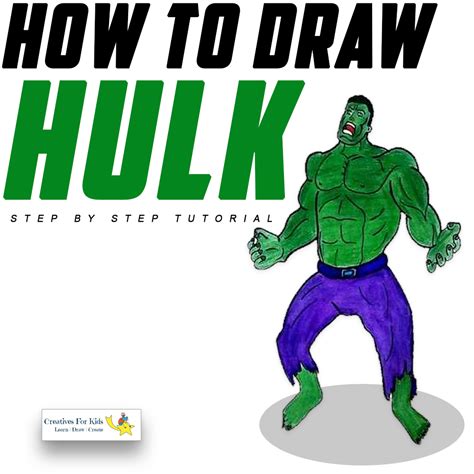 How To Draw Hulk Step By Step Tutorial Artofit